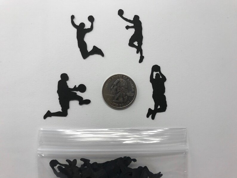 Basketball Confetti Basketball Player Confetti Basketball | Etsy