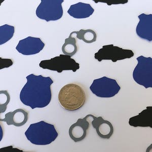 Police Confetti - Police Birthday Party Decor - Boy Birthday Party ...