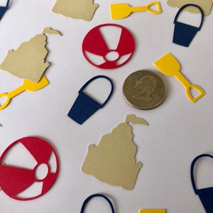 Beach Confetti - Beach Party Decor - Beach Party Confetti - Beach Party ...