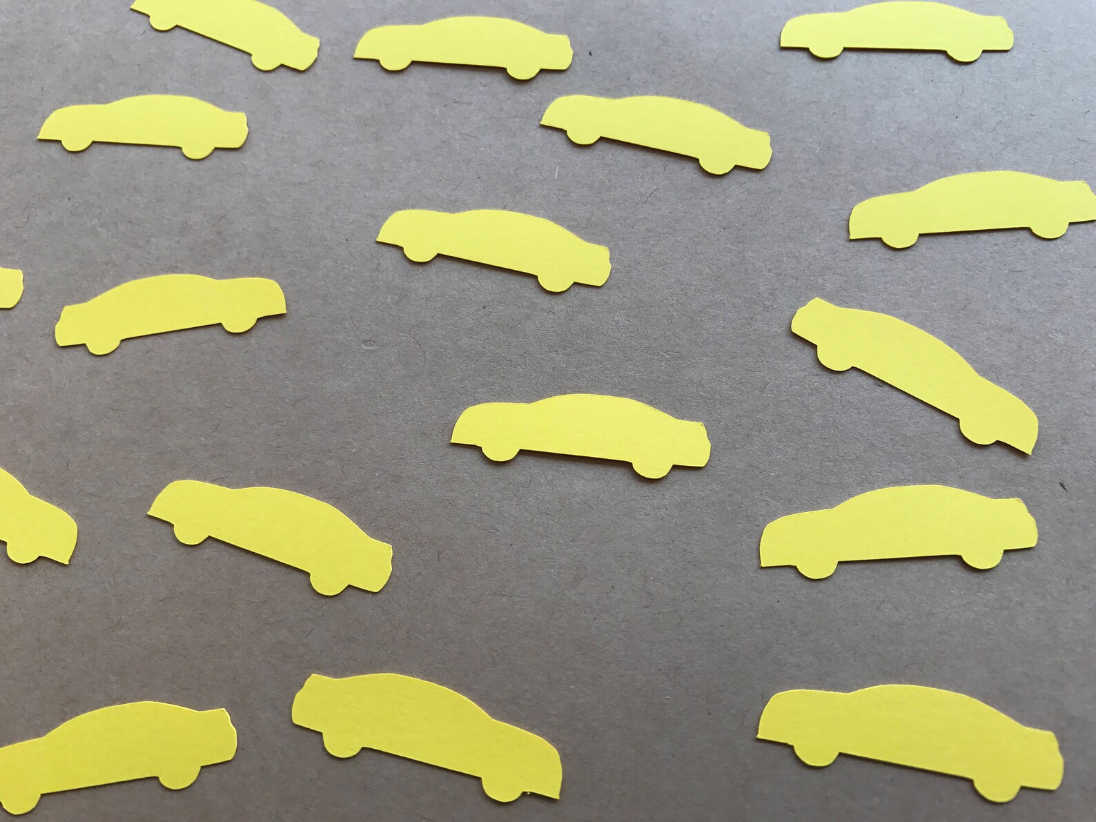 Car Confetti Primary Color Car Confetti Car Birthday Party | Etsy