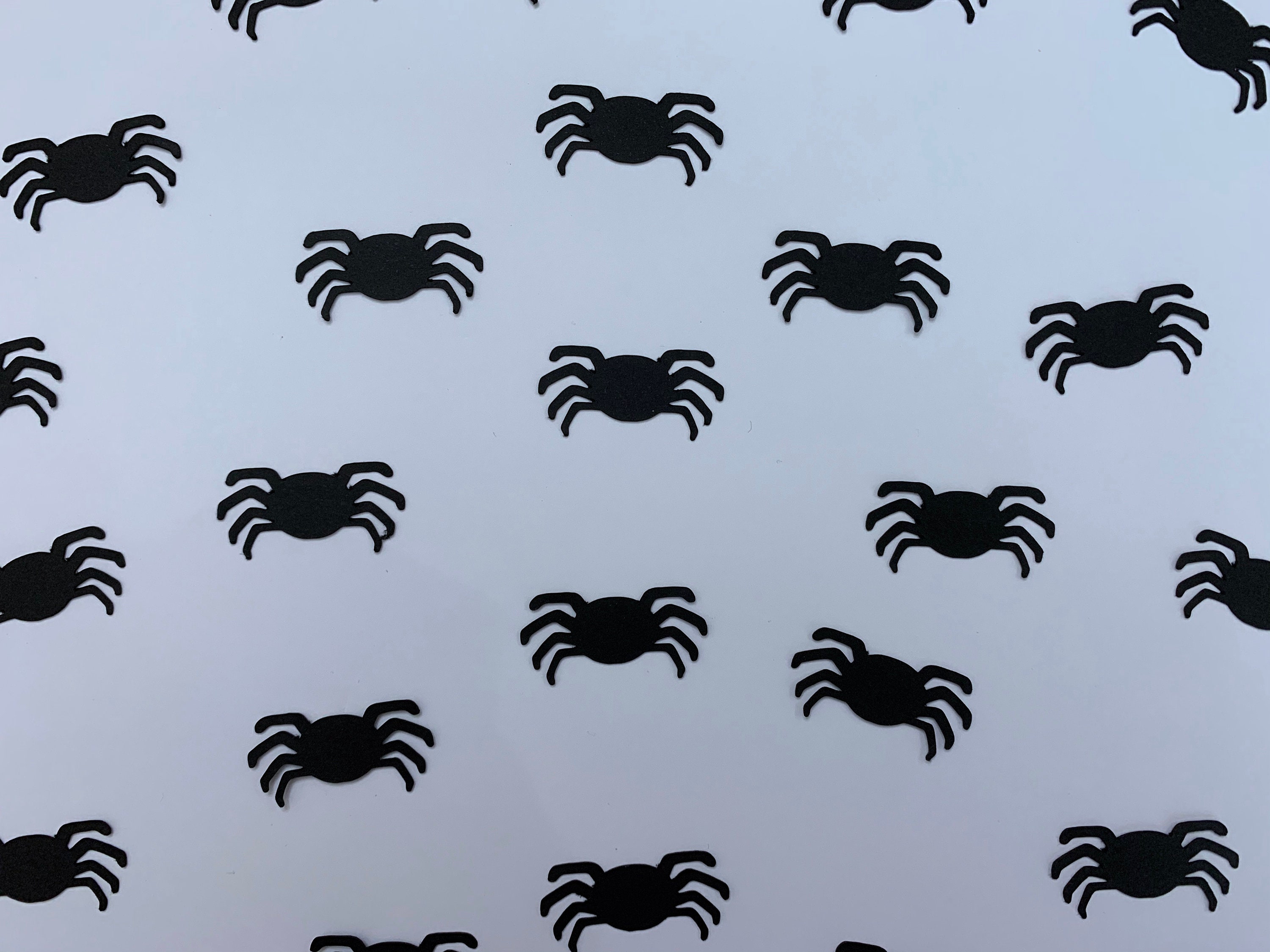 Black Spider Confetti Spider Confetti Halloween Decor | Etsy