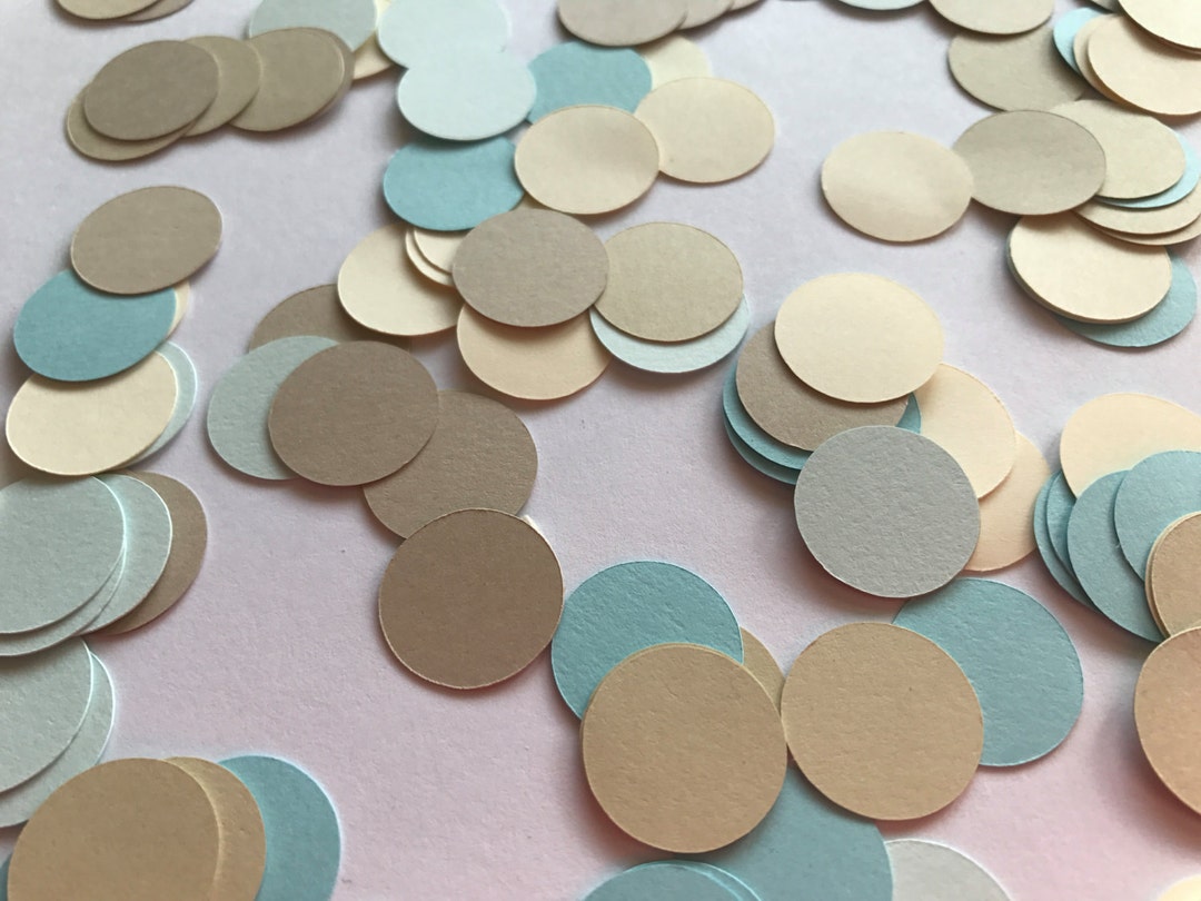 Beach Themed Confetti - Blue, Tan, and Cream Confetti - Beach Party ...