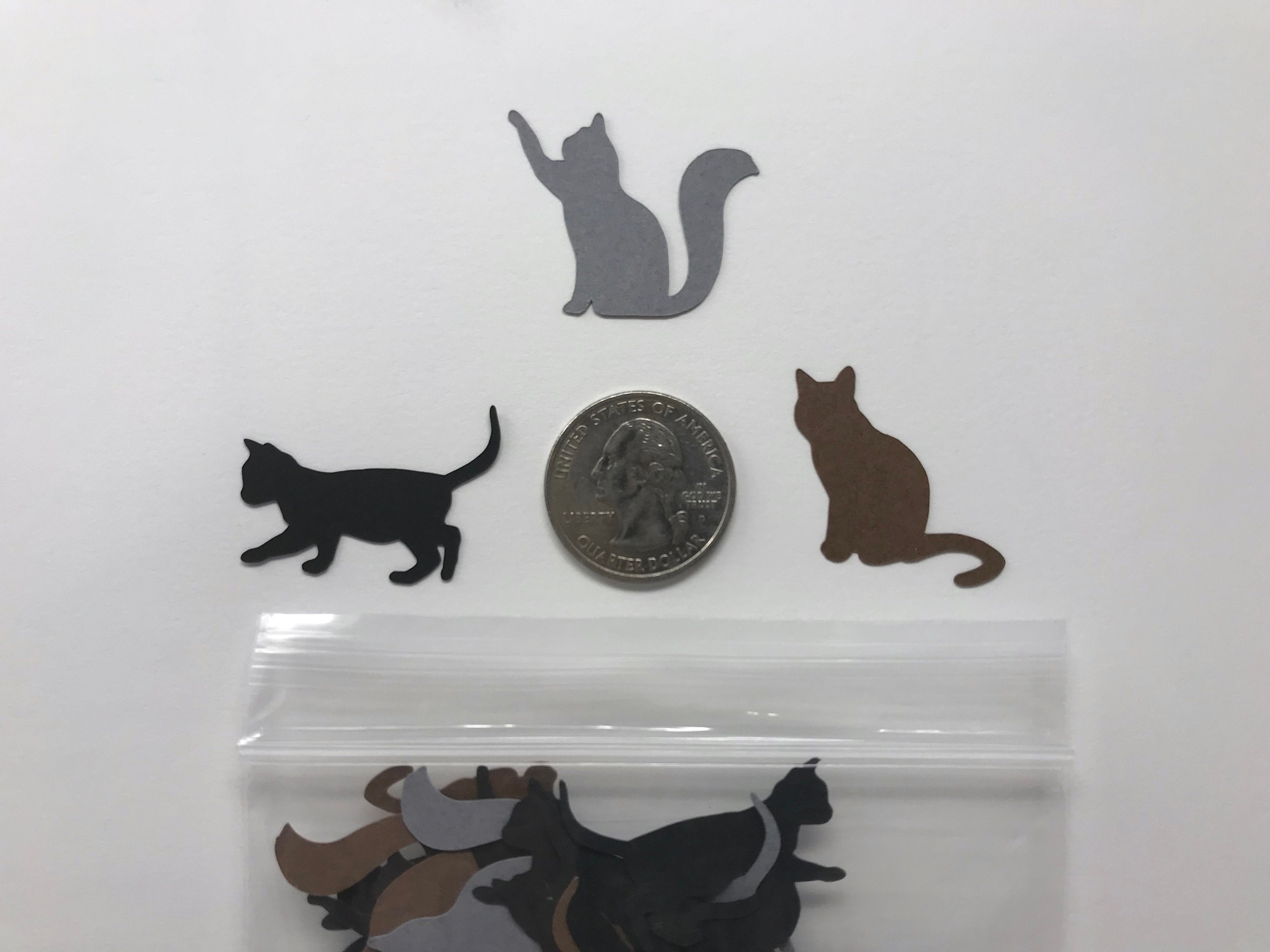Cat Confetti Kitten Confetti Cat Birthday Party Cat - Etsy
