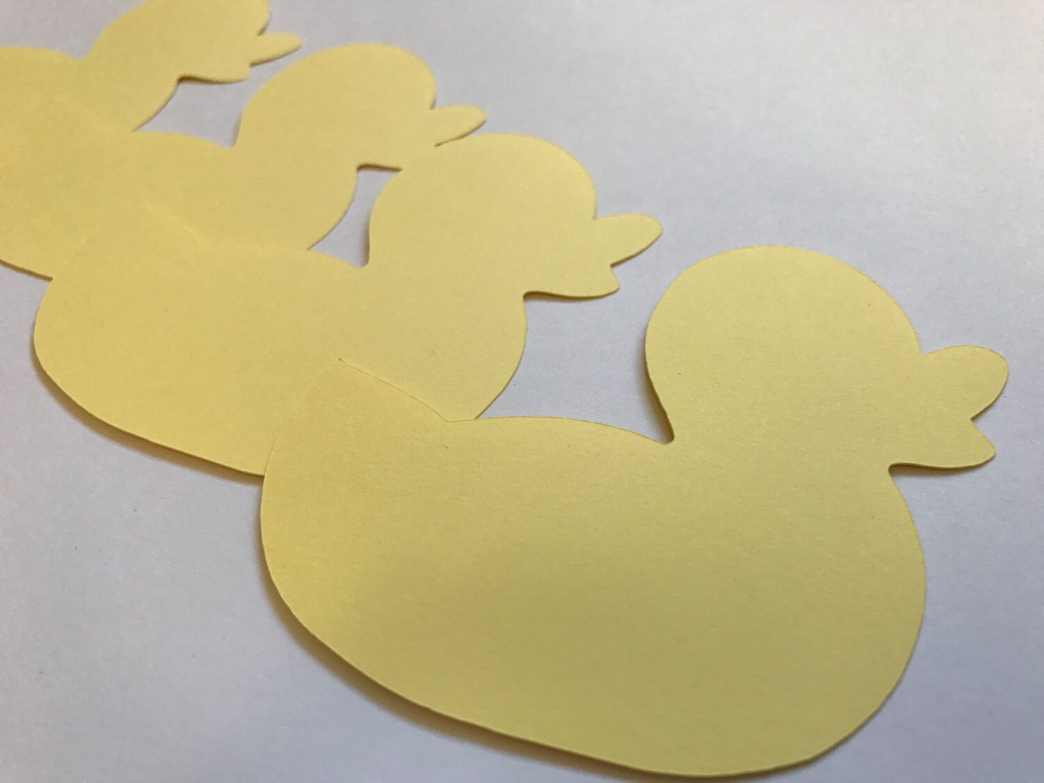 Yellow Rubber Duck Die Cuts - Rubber Duck Cut Out - Baby Shower ...