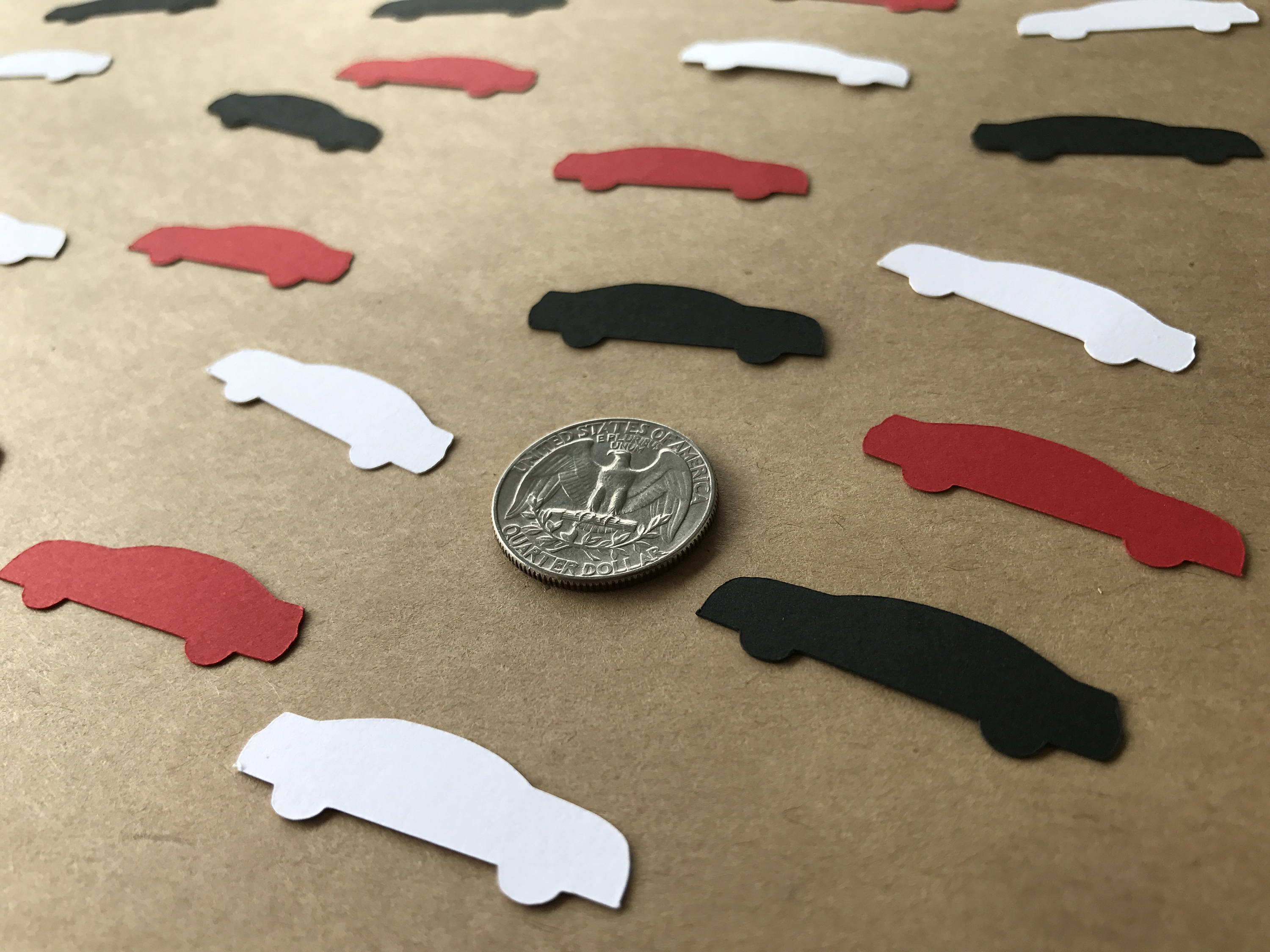 Red Black and White Car Confetti Racing Car Birthday Party | Etsy