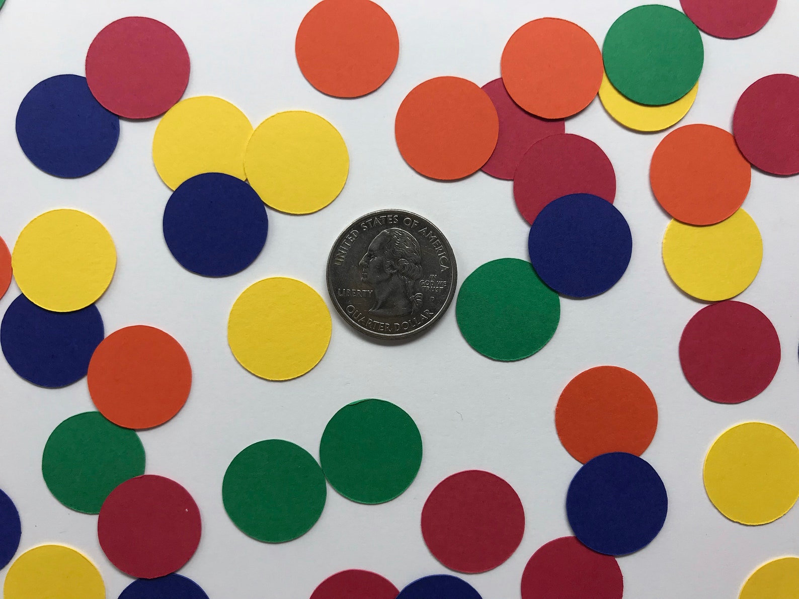 Primary Color Confetti Rainbow Colors Confetti Rainbow | Etsy