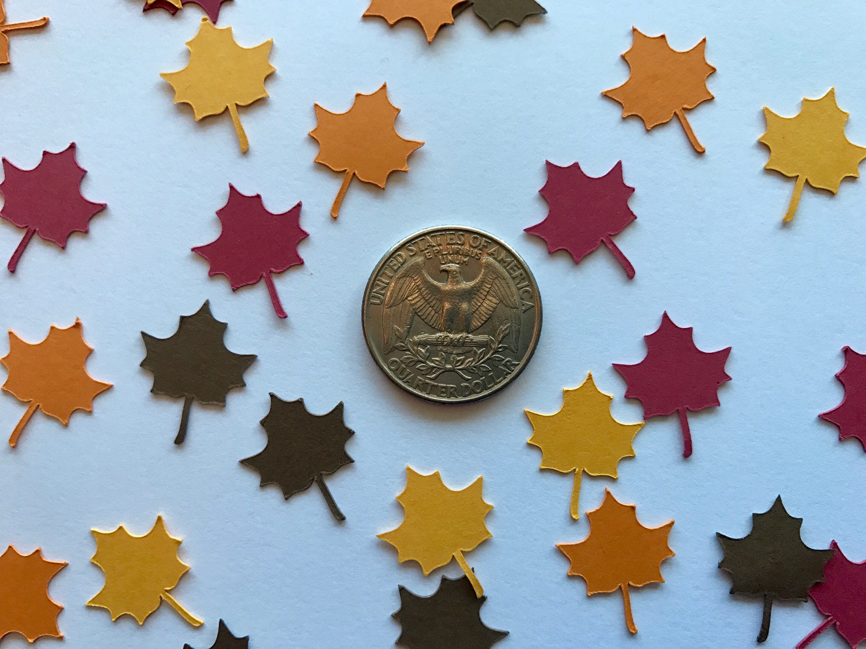 Leaf Confetti Fall Confetti Fall Party Decor Fall in | Etsy