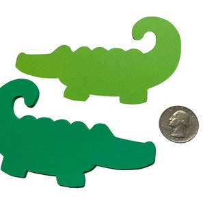 Alligator Die Cuts - Alligator Birthday Party Supplies - Animal Die ...