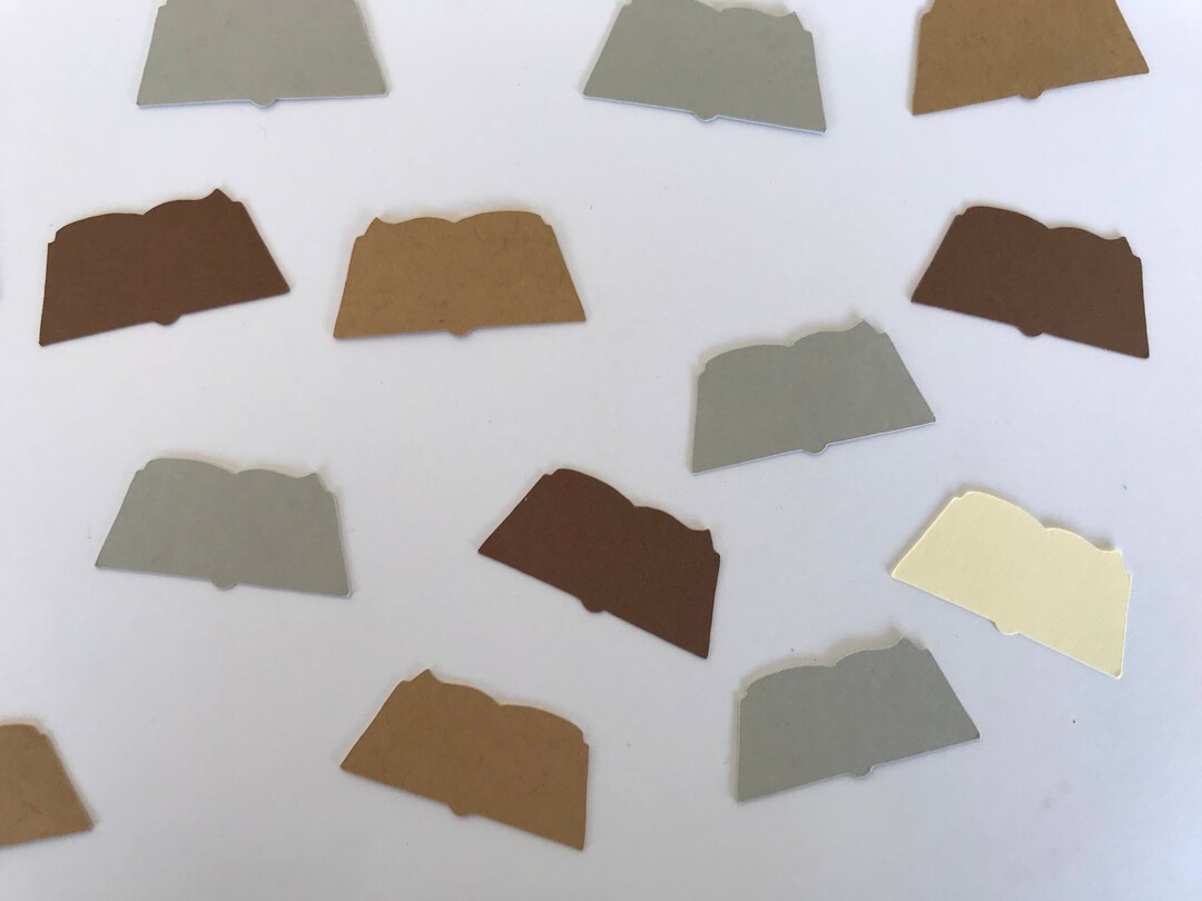 Book Confetti - Open Book Confetti - Reading Confetti - Book Birthday ...