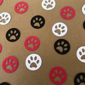 Paw Print Confetti - Paw Print Decorations - Puppy Party Decor - Puppy ...