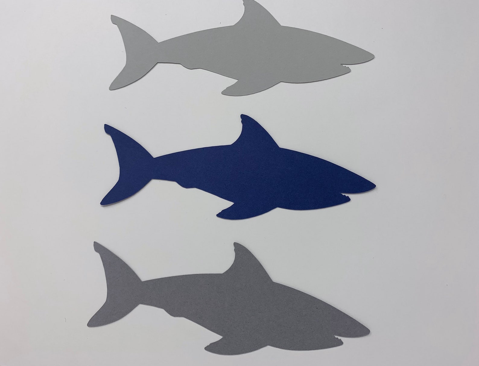 Shark Die Cuts Shark Party Supplies Shark Cut Outs - Etsy
