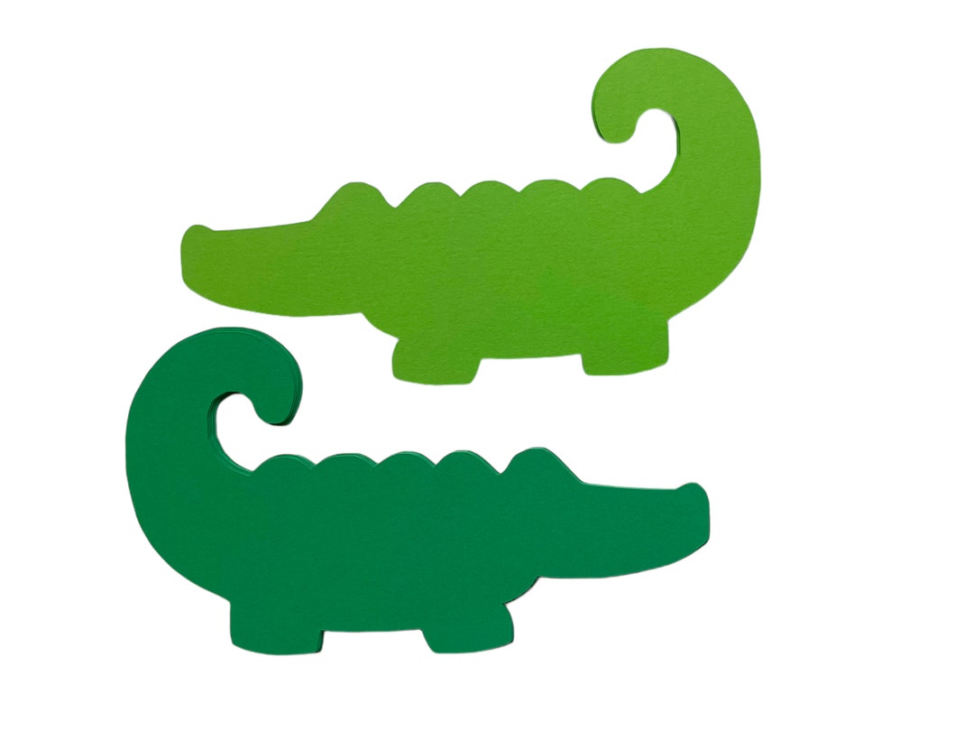 Alligator Die Cuts - Alligator Birthday Party Supplies - Animal Die ...