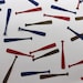 Red, Brown, and Blue Baseball Bat Confetti Baseball Decor Baseball ...