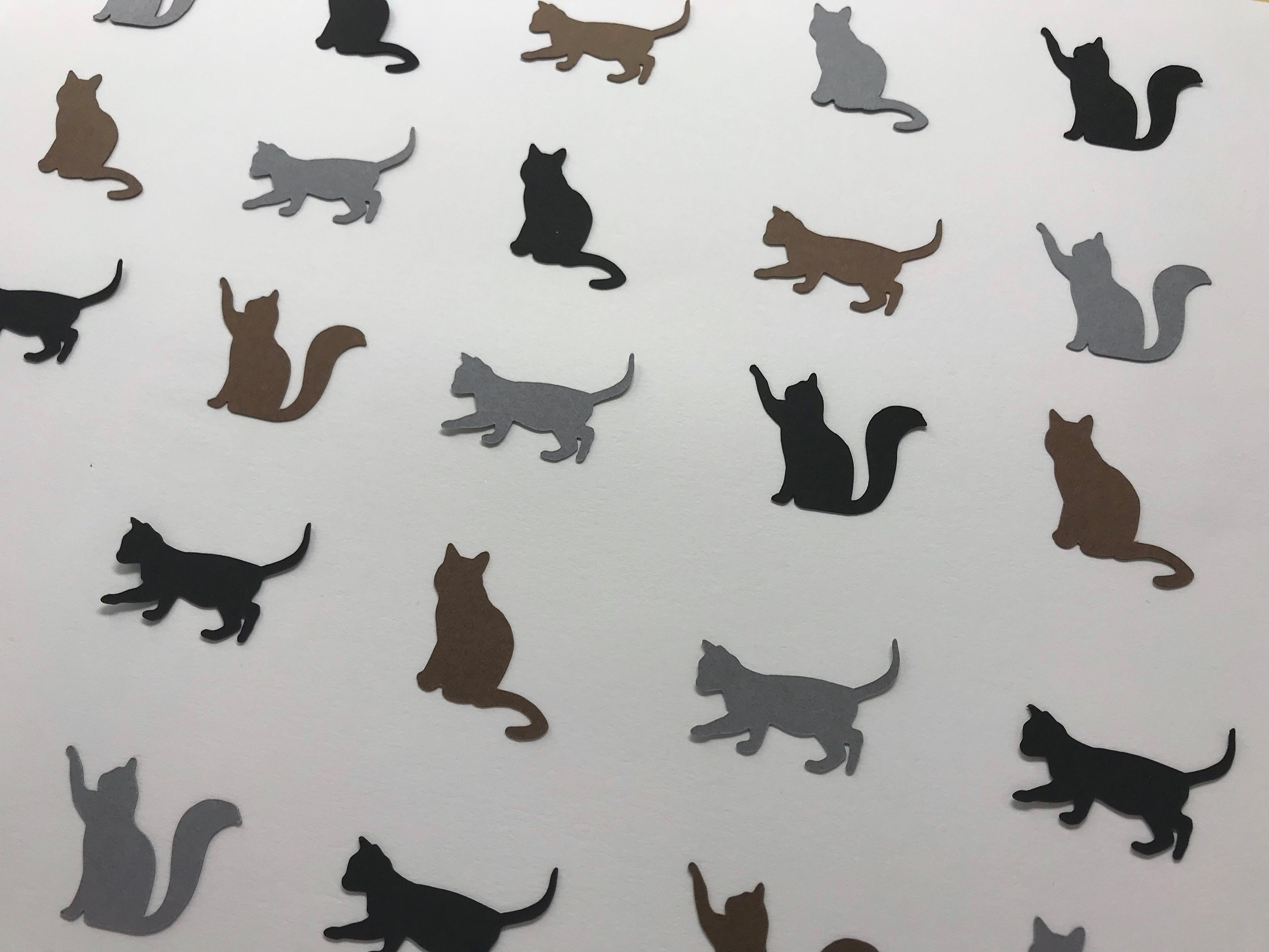 Cat Confetti Kitten Confetti Cat Birthday Party Cat - Etsy