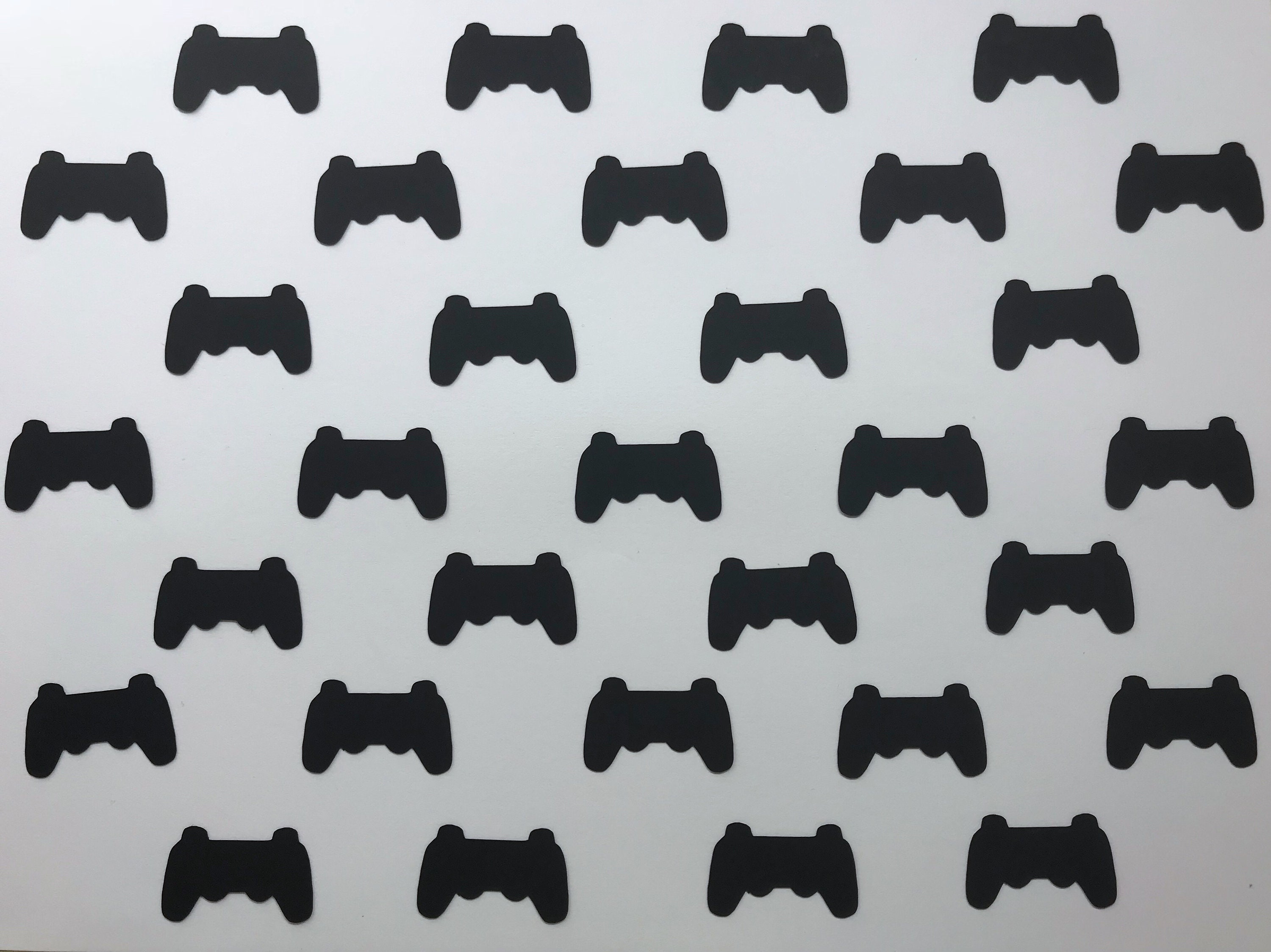 Black Video Game Controller Confetti Video Game Confetti - Etsy