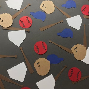 Baseball Confetti Baseball Birthday Decor Little Boy Birthday Decor ...