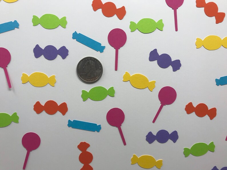 Candy Confetti Candy Birthday Party Decor Candy Baby - Etsy