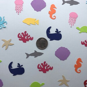Ocean Confetti Under the Sea Confetti Sea Animal Confetti Ocean ...