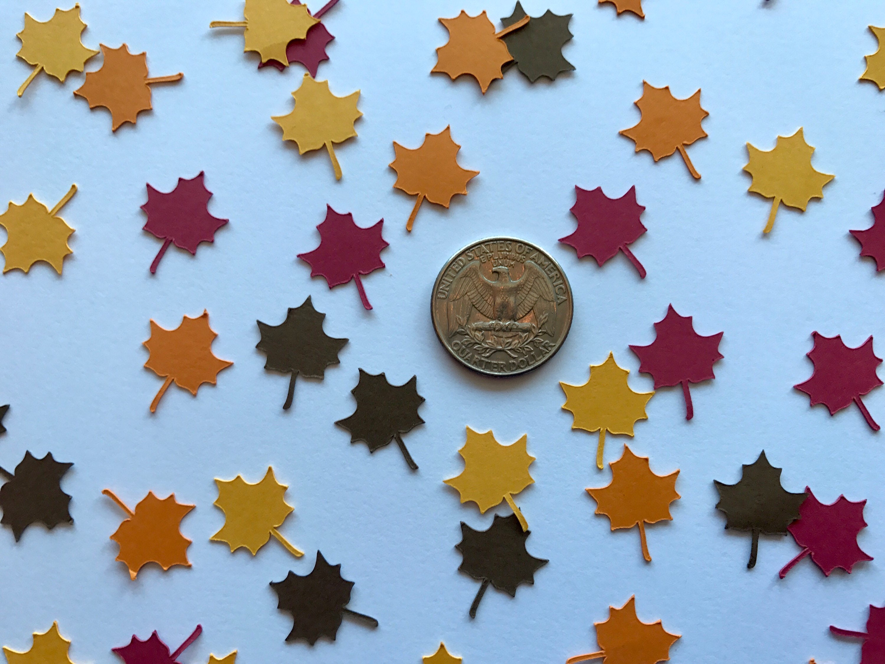 Leaf Confetti Fall Confetti Fall Party Decor Fall in | Etsy