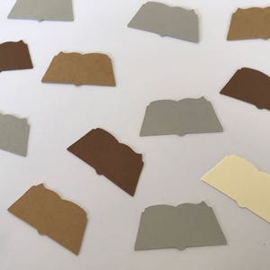 Book Confetti - Open Book Confetti - Reading Confetti - Book Birthday ...