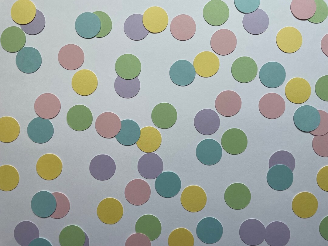 Pastel Dot Confetti - Easter Confetti - Spring Party Confetti - Easter ...