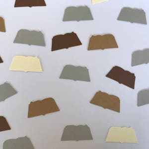 Book Confetti - Open Book Confetti - Reading Confetti - Book Birthday ...