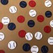 Baseball Confetti Red, White, and Blue Baseball Confetti Baseball ...