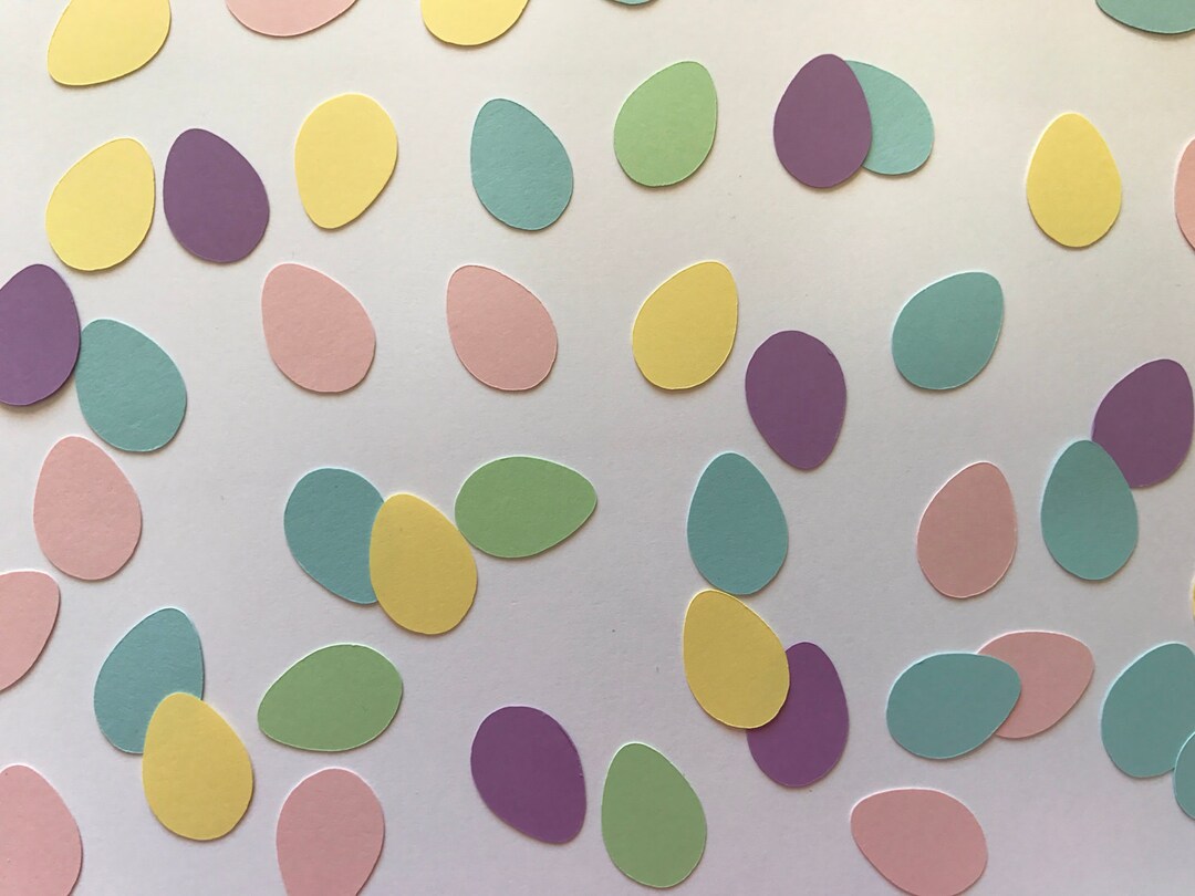 Pastel Easter Egg Confetti - Easter Party Decorations - Spring Party ...