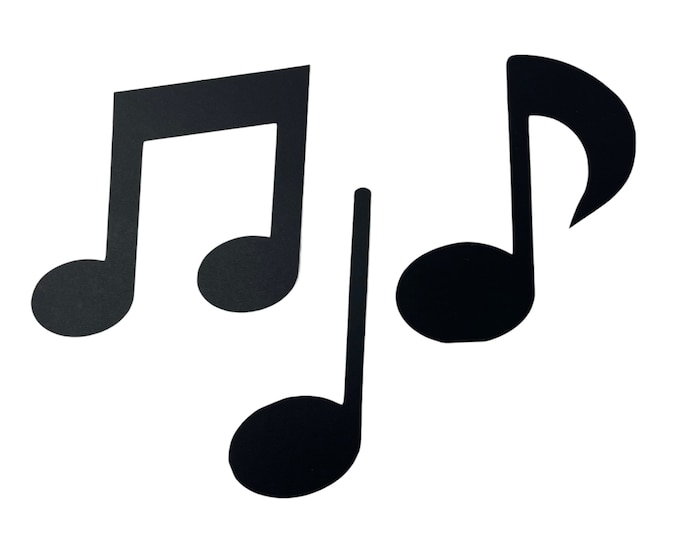 Music Note Die Cuts - Music Bulletin Board - Music Class Decor - Music ...