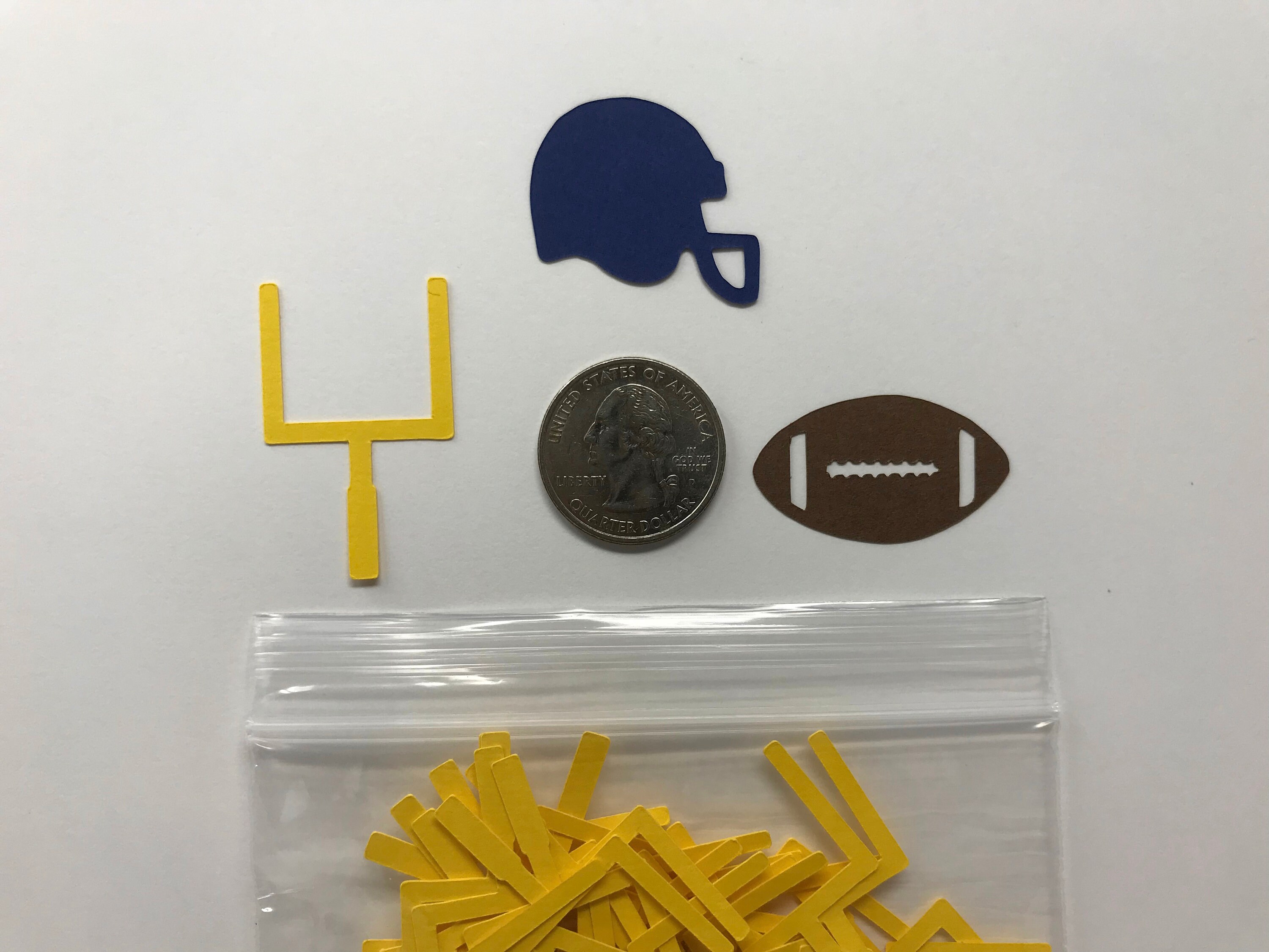 Football Confetti Football Birthday Party Decor Football - Etsy