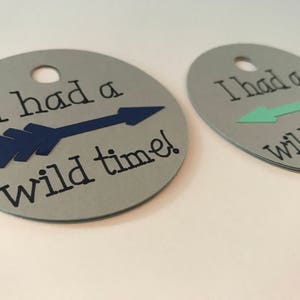 I Had a Wild Time Tags Wild One Birthday Party Wild One Favor Tags Boy ...