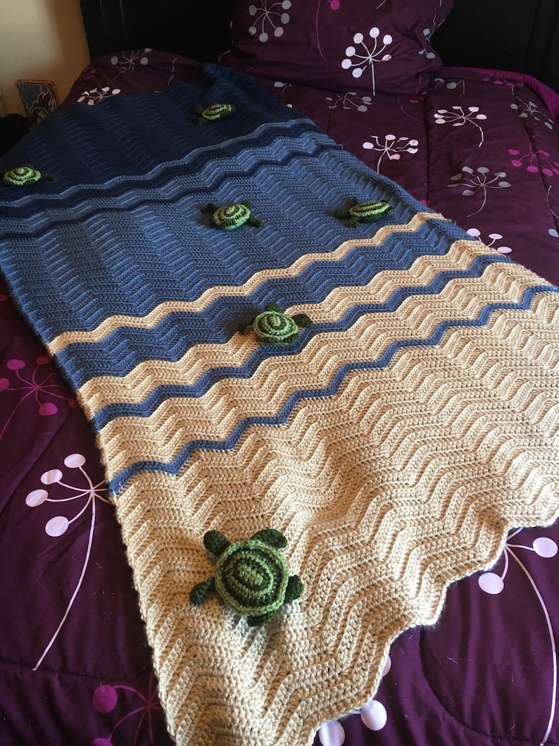 Sea Turtle Blanket - Etsy