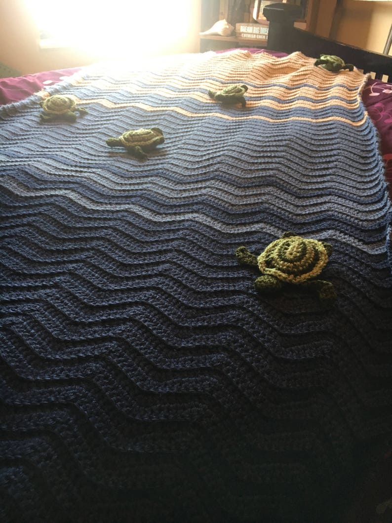 Sea Turtle Blanket - Etsy