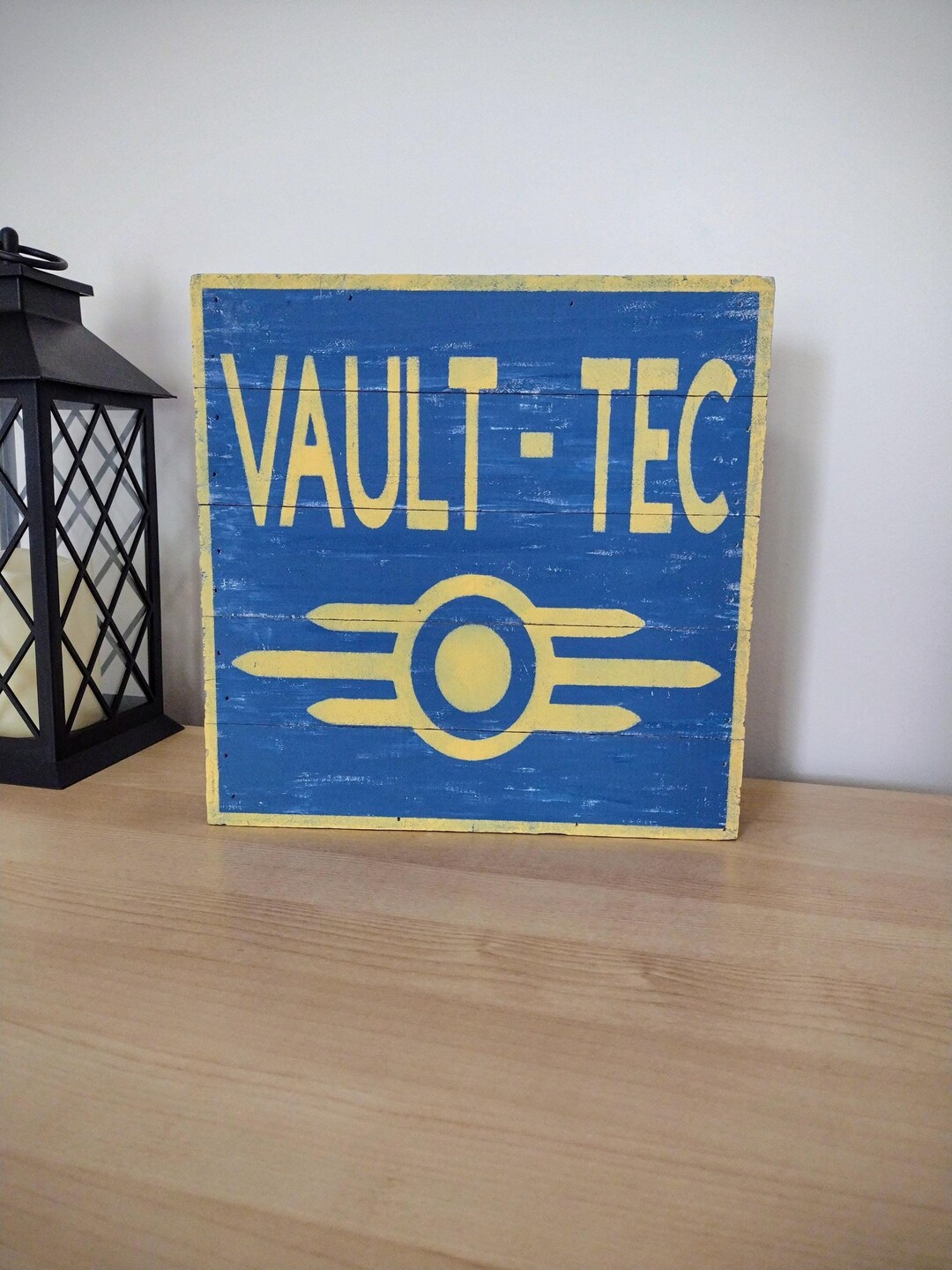 Fallout Vault-tec Wood Sign Fallout Fan Sign Fallout Vault Decor Vault ...