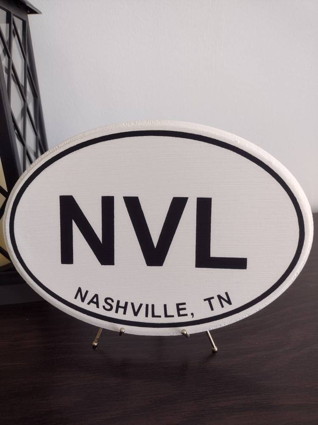 Nashville TN Wood Oval Sign - Tennessee Sign - Nashville Tennessee ...