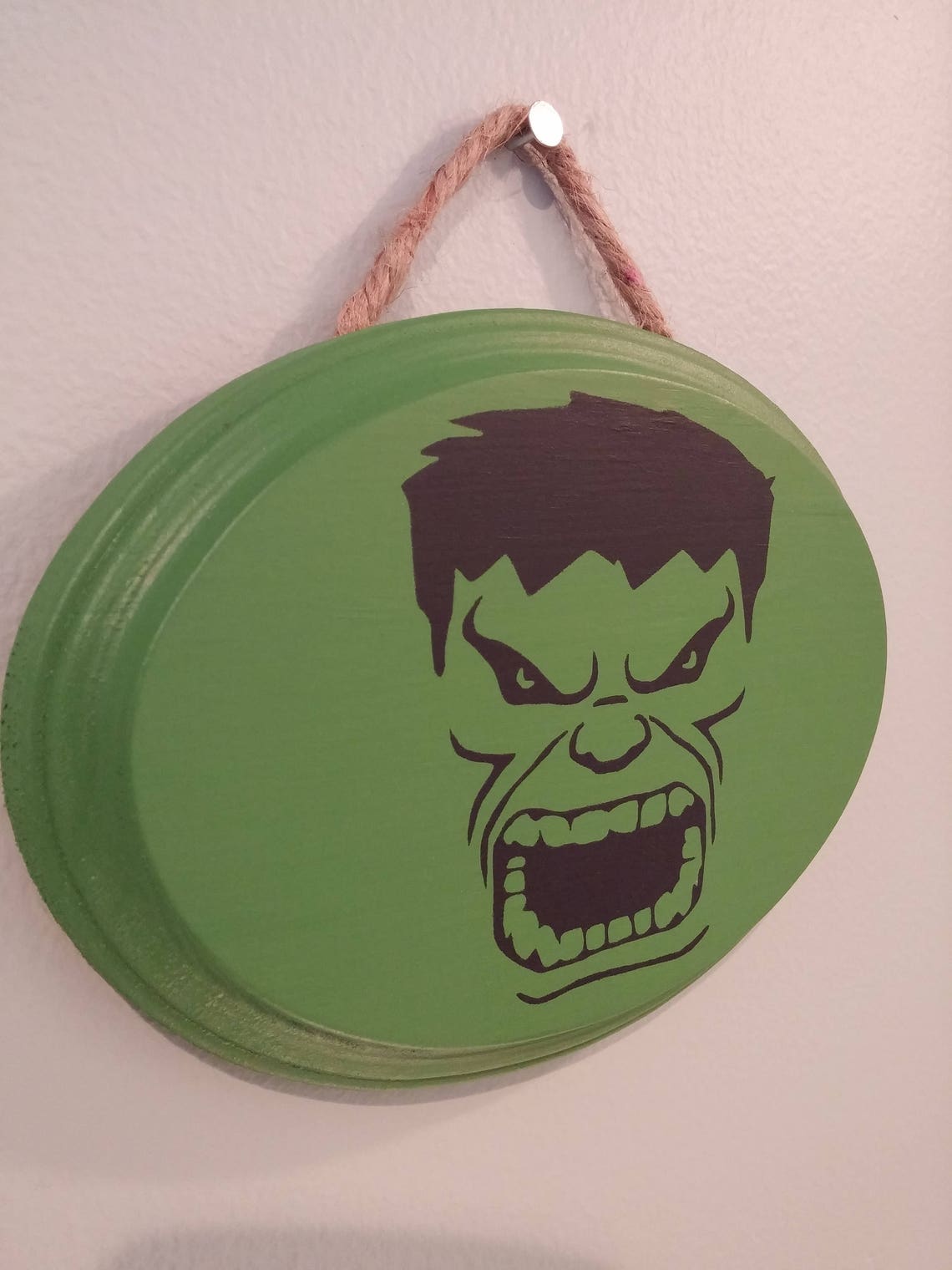 Hulk Wood Sign The Incredible Hulk Comic Book Hero | Etsy