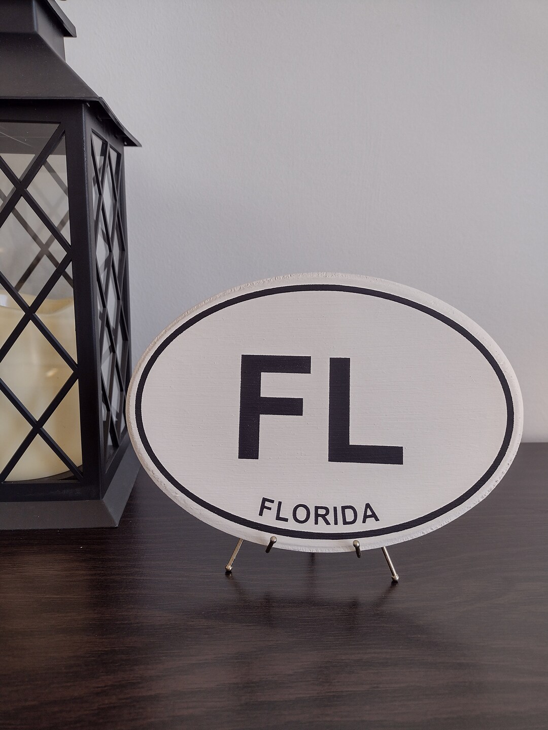 Florida Wood Oval Sign - Florida Sign - FL Sign - Florida State Sign ...