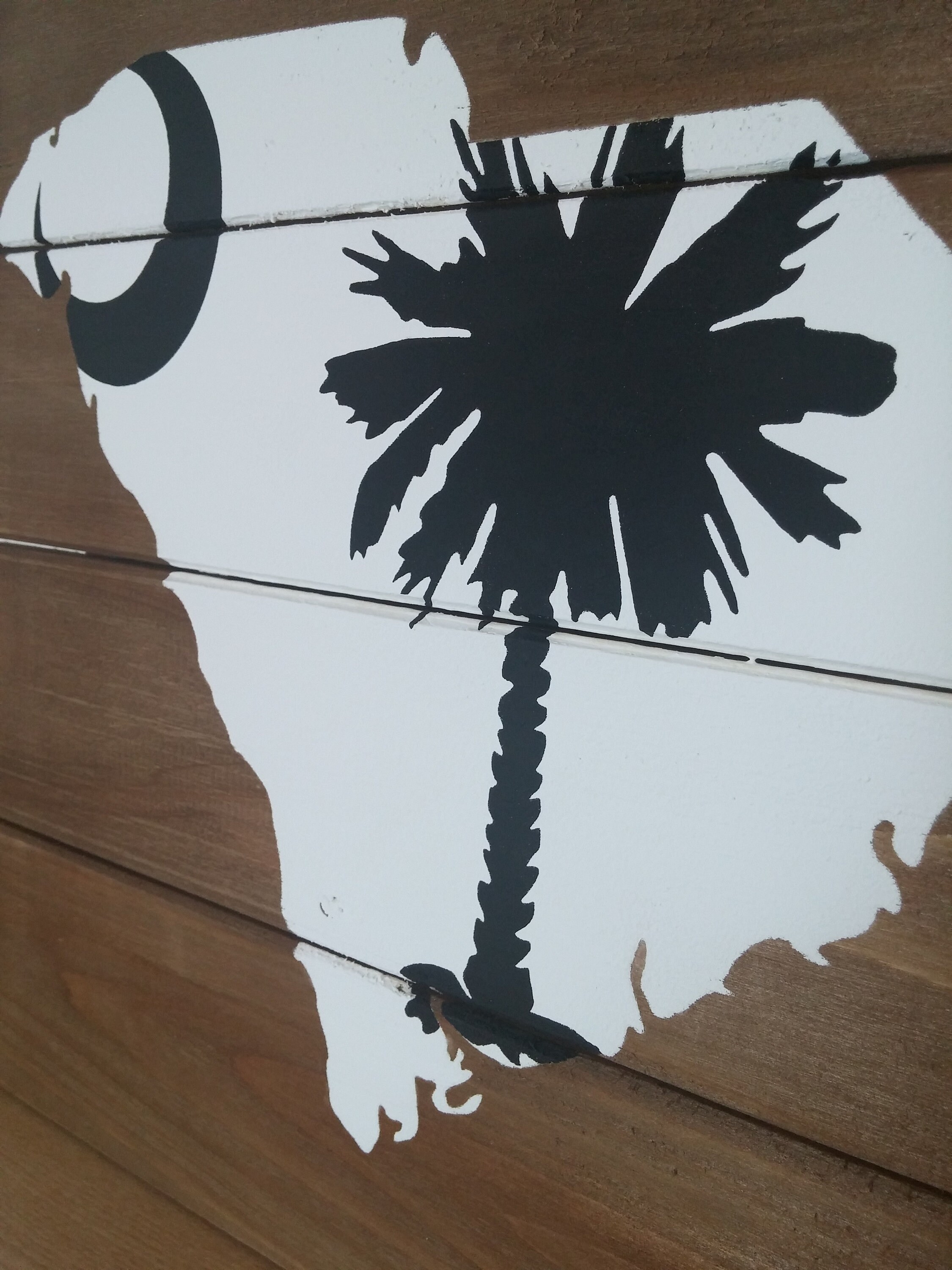 South Carolina Wood Pallet Sign SC Logo South Carolina State Outline ...