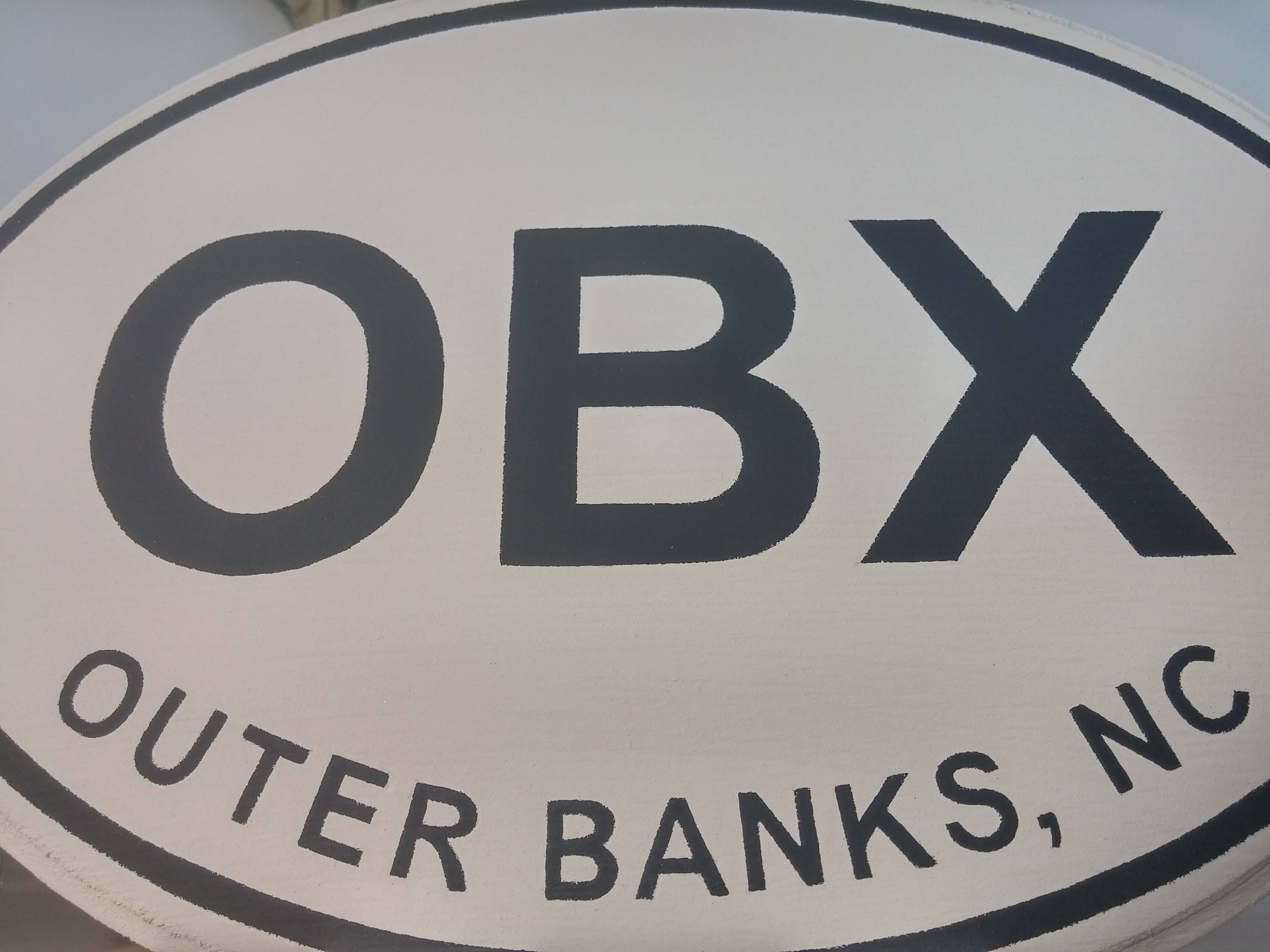 Outer Banks North Carolina Wood Oval Plaque OBX NC OBX - Etsy