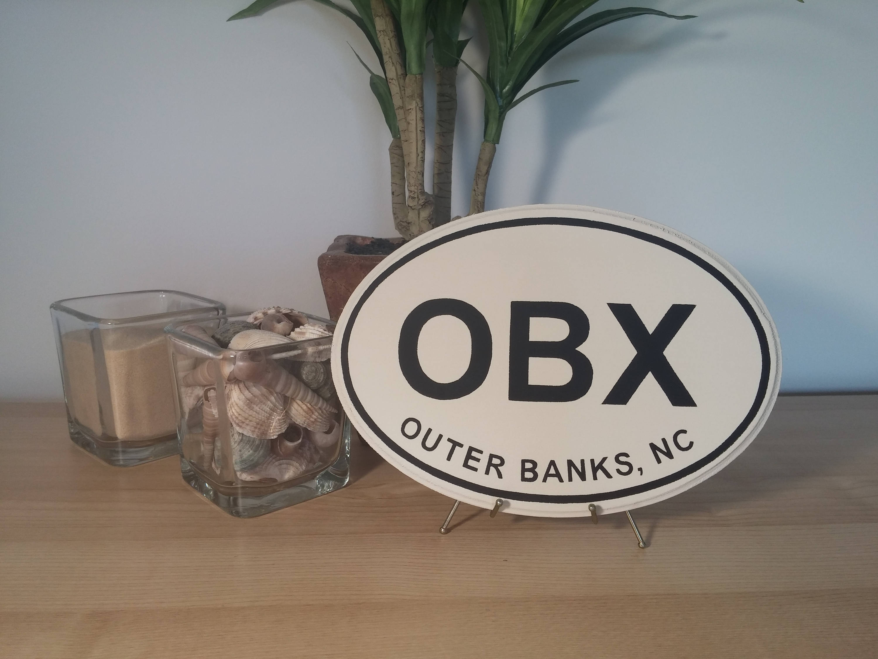 Outer Banks North Carolina Wood Oval Plaque OBX NC OBX - Etsy