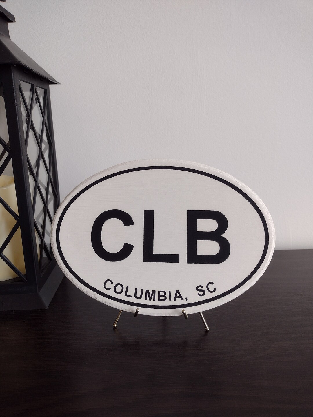 Columbia South Carolina Wood Oval Sign Columbia SC Sign South Carolina ...
