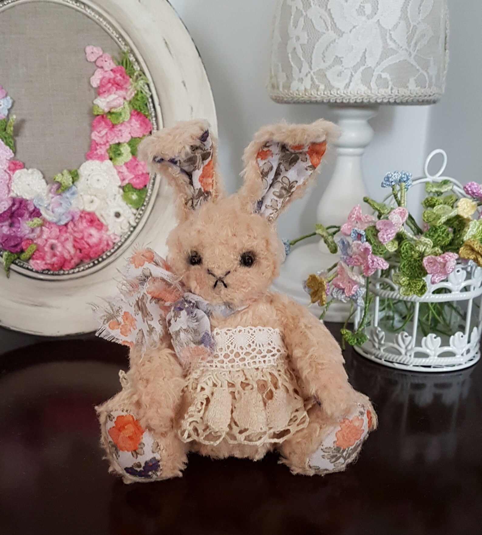 OOAK Teddy Bunny Interior Toy Teddy Rabbit Artist Teddy Bunny - Etsy