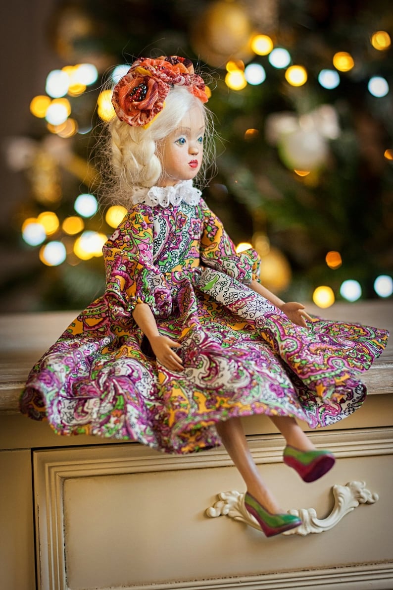 Art Wooden Doll Realistic Dolls Collectable Interior Doll - Etsy