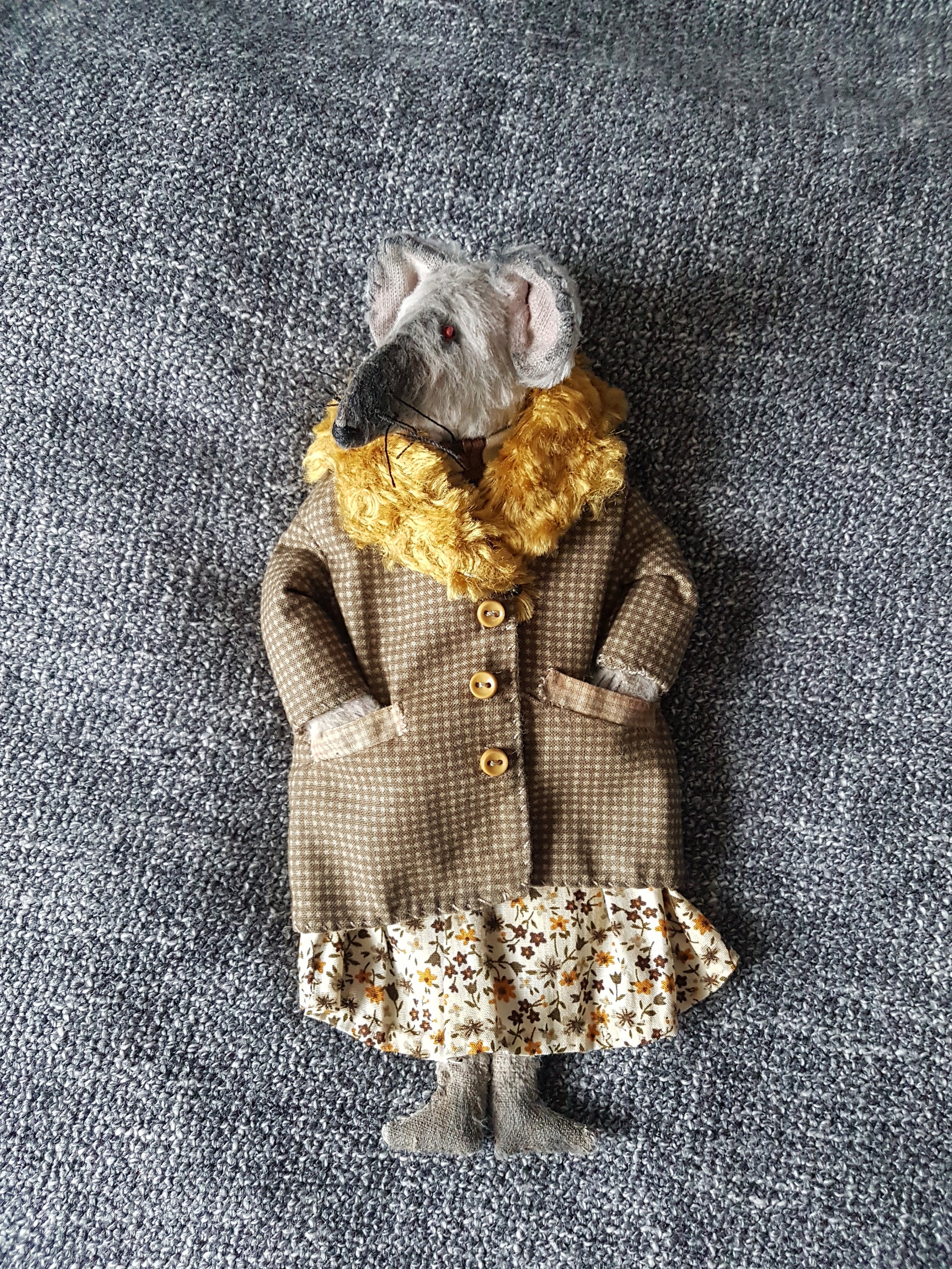 Textile Mice in Dresses and Coats Artistic Rats Cute Toys - Etsy