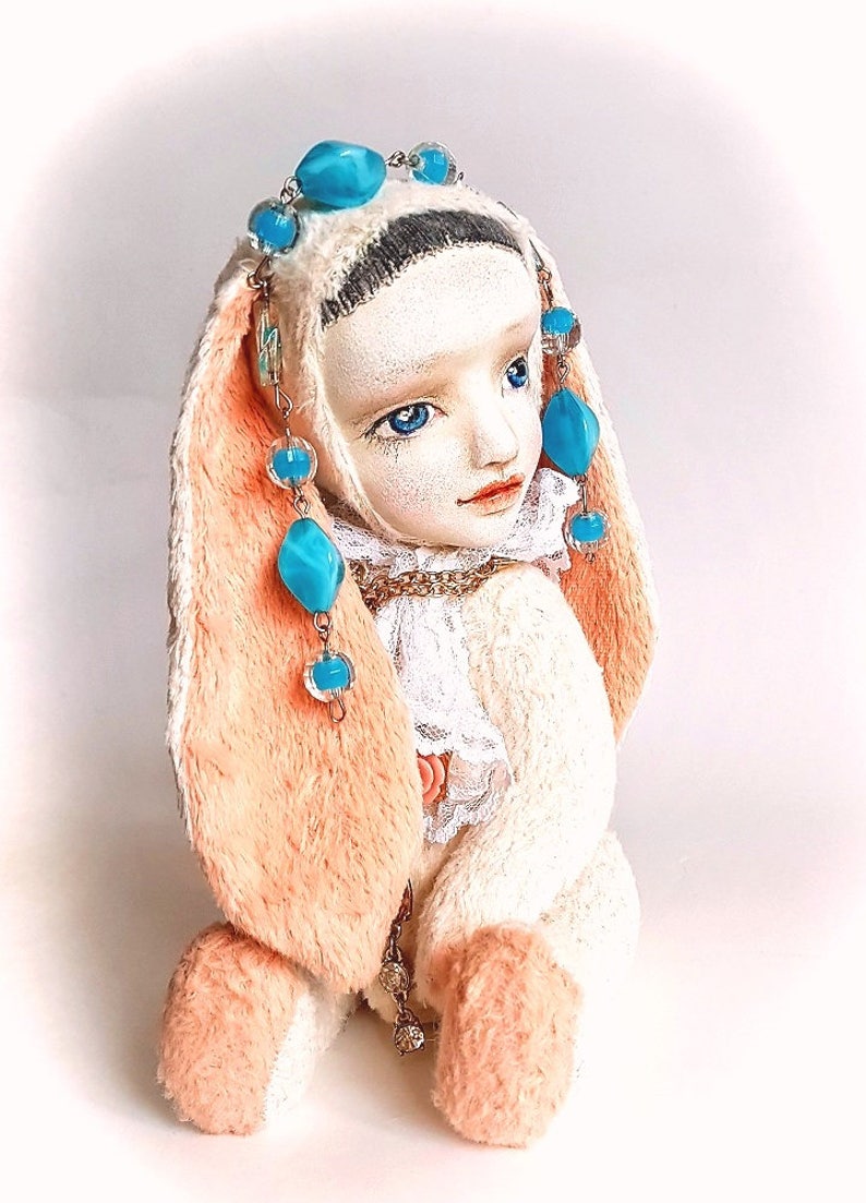 Teddy Doll Art Teddy Bunny Artist Doll OOAK Fantasy Doll - Etsy