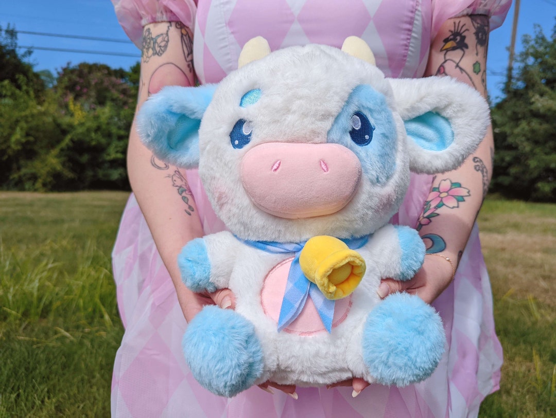 Bluebell the Blueberry Cow Plush Kawaii Gift for Kids Cottagecore - Etsy