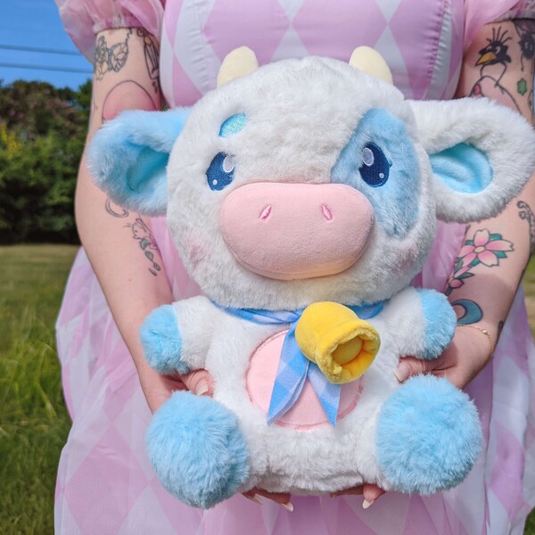 Blueberry Cow Plush - Etsy