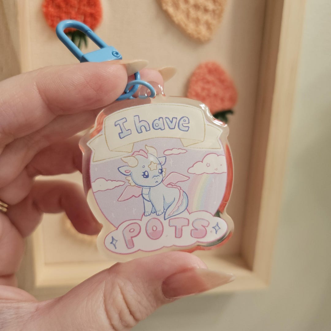 I Have POTS Acrylic Keychain Disability Art Spoonie Merch - Etsy