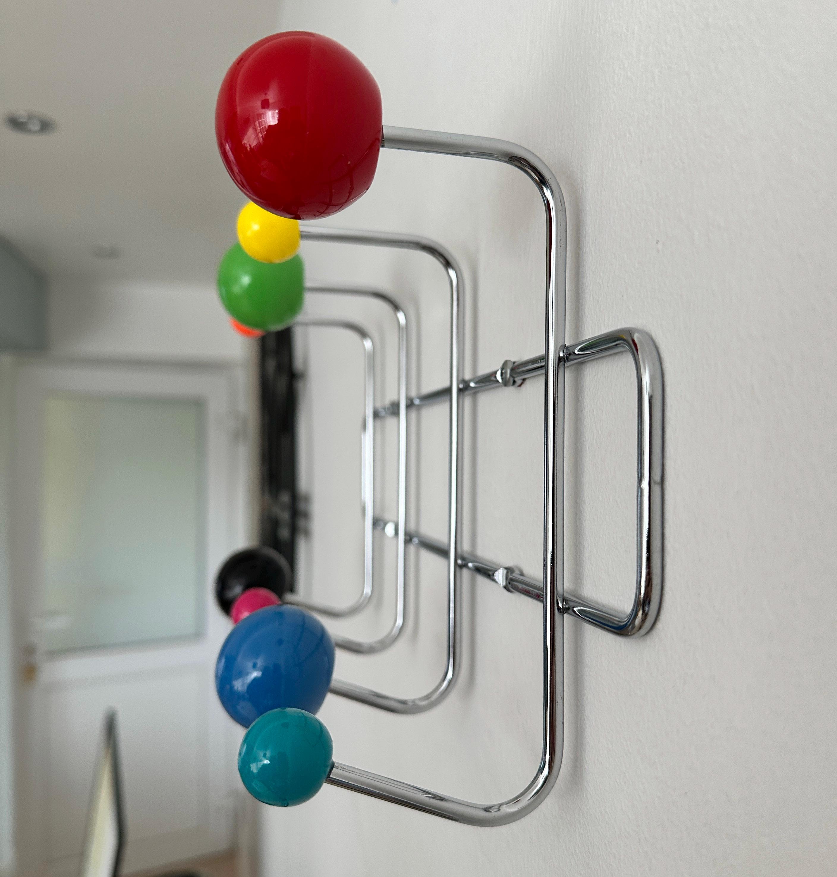 Sputnik Vintage Style Coat Hook / Rack - Metal With Atomic Coloured ...