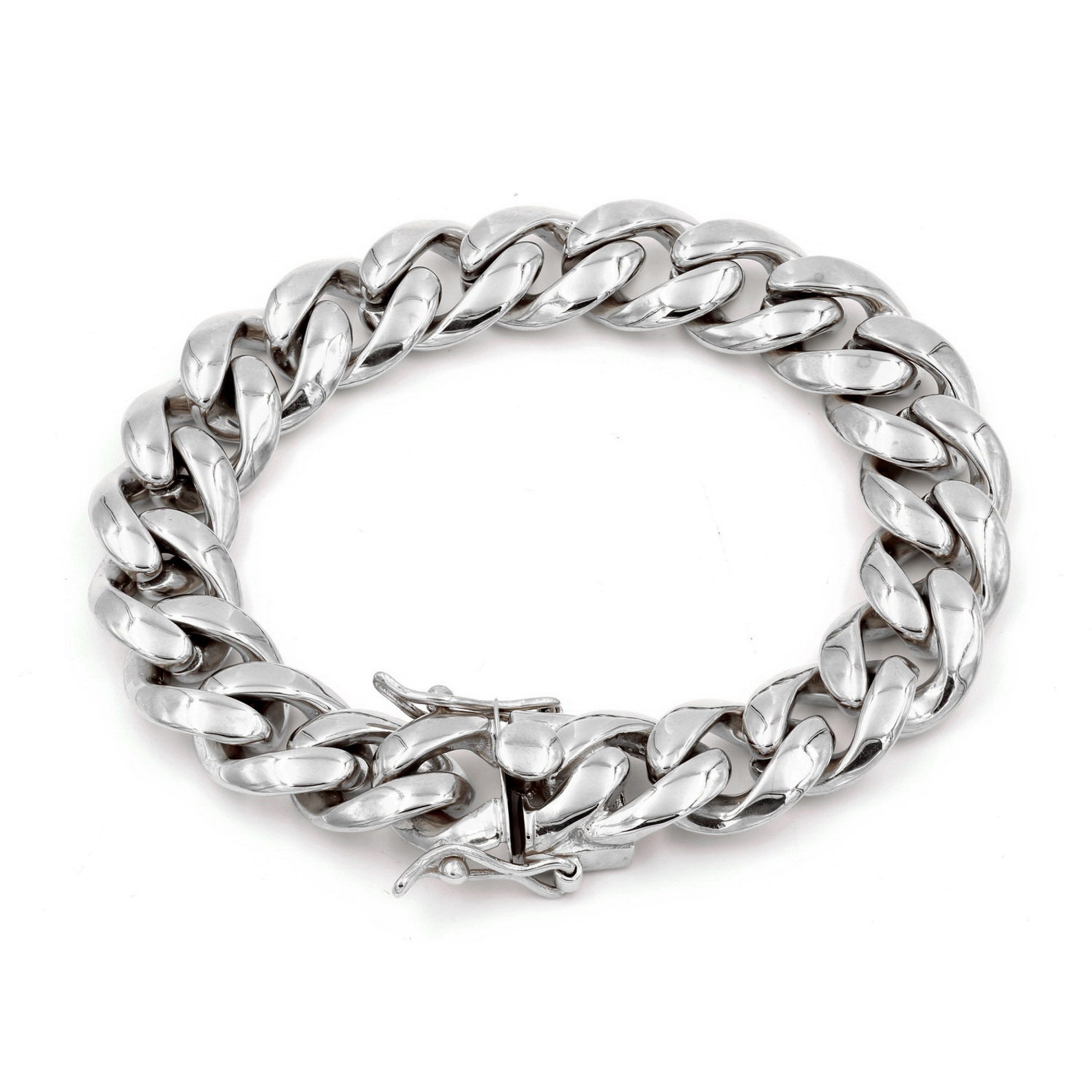 15mm Stainless Steel Miami Cuban Llink/Thick Cuban Lock | Etsy